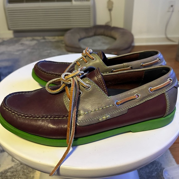 Cole Haan | Shoes | Cole Haan Mens Size M Boat Deck Shoes Brown Leather ...